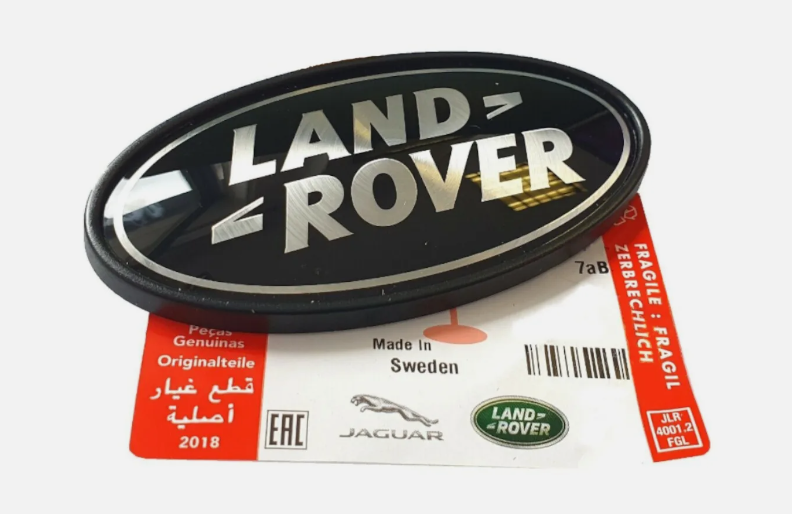Range Rover Sport Black & Silver Genuine Name Plate Badge - DAH500330L ...